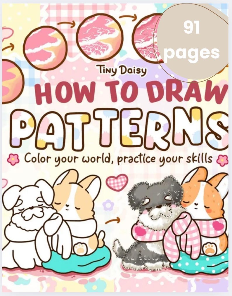 How to Draw Patterns Coco Wyo Coloring Book Cozy Friends - Etsy