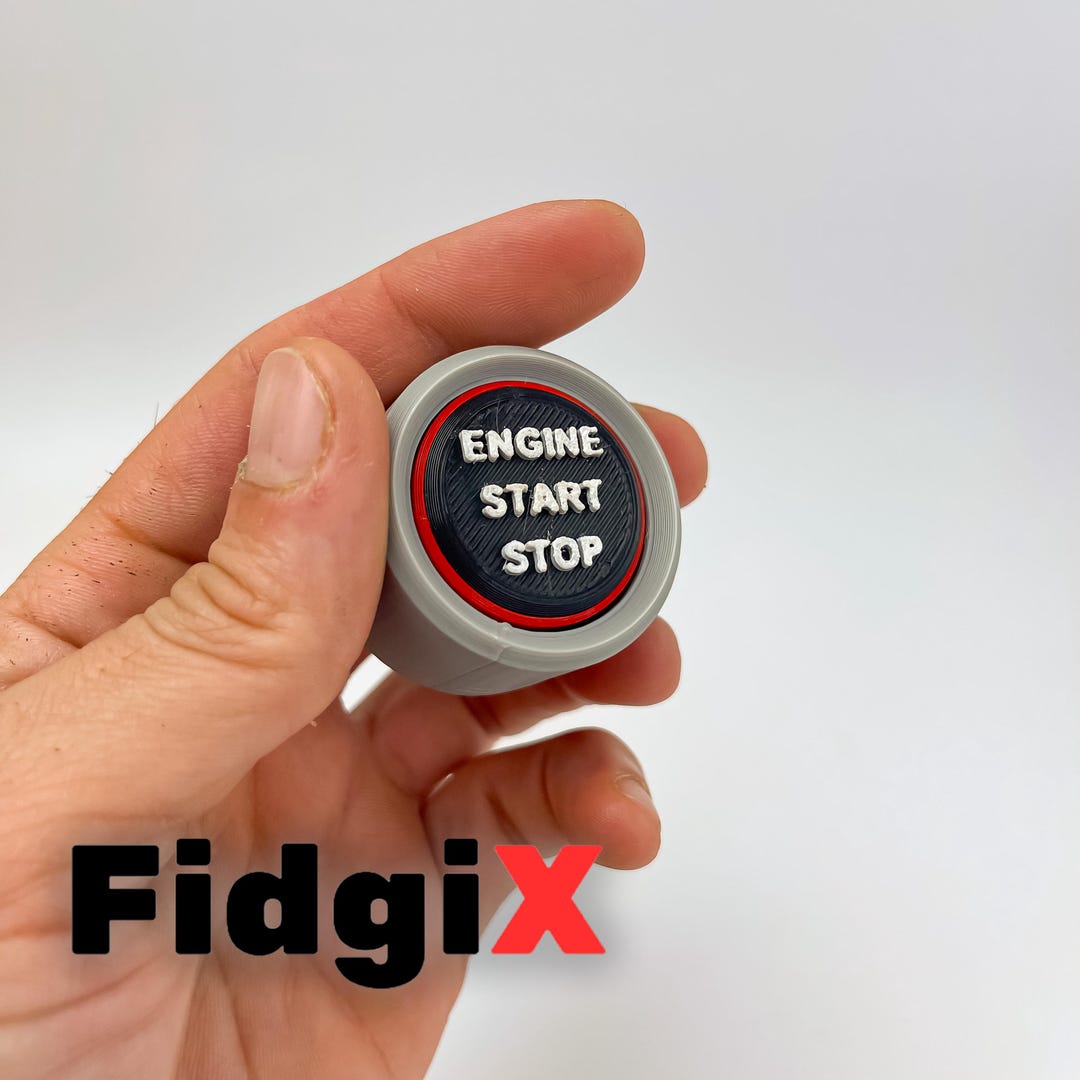 Engine Starter Switch Fidget - 3D Printed Clicker Toy, Fidgix - Etsy