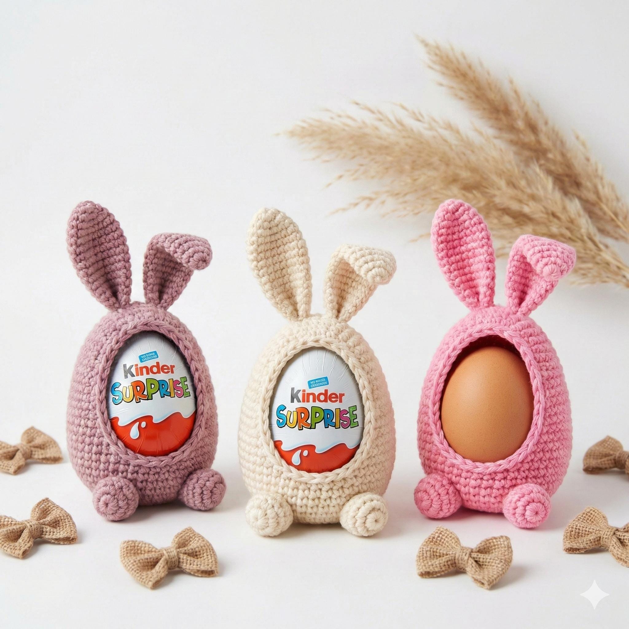 Crochet Bunny Egg Cozy Pattern PDF, Easter Egg Holder, Kinder Egg Cozy ...