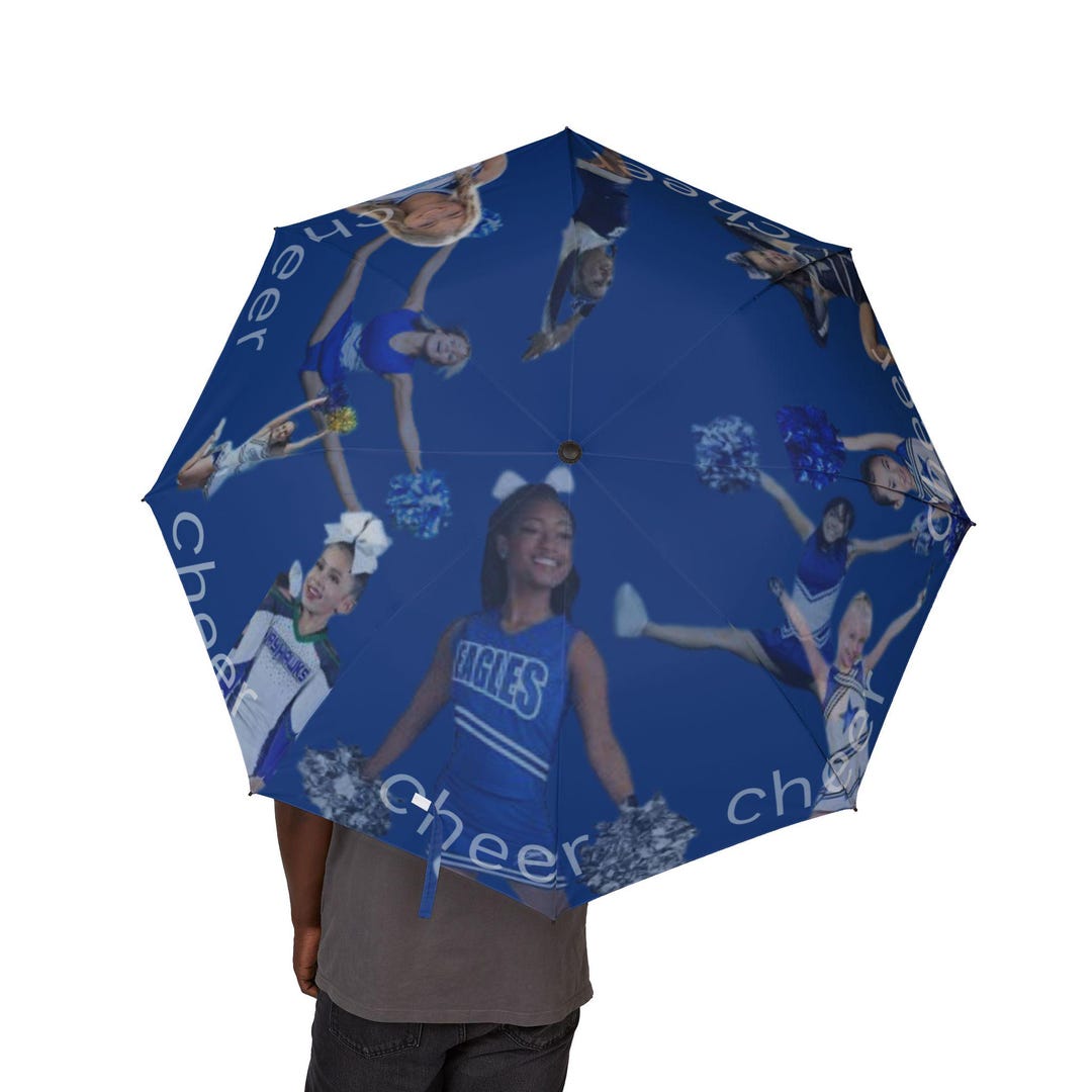 Personalized Customizable Sports Fan Gift, Cheerleading, Foldable Rain ...