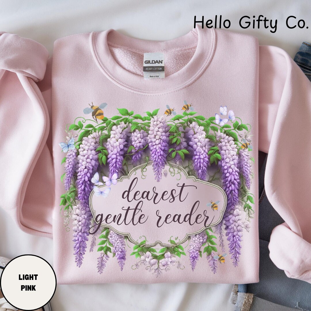 Dearest Gentle Reader Sweatshirt, Bridgerton Sweater, Spill the Tea ...