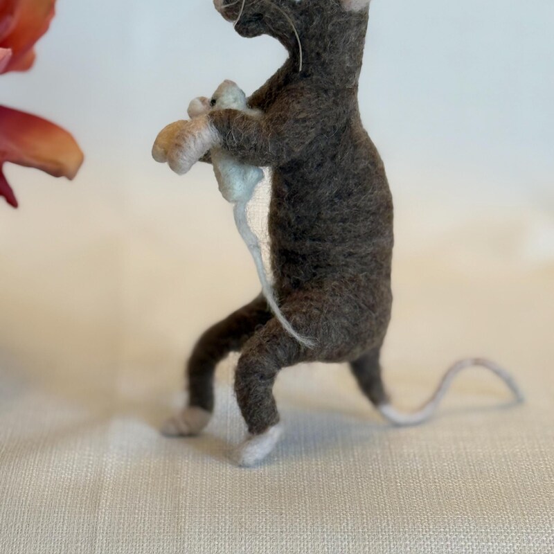Needle Felted Rat - Etsy