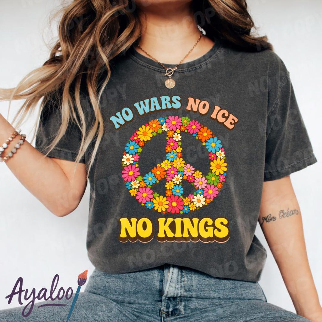 No Wars No ICE No Kings PNG: Anti Authority Statement Activist Png ...