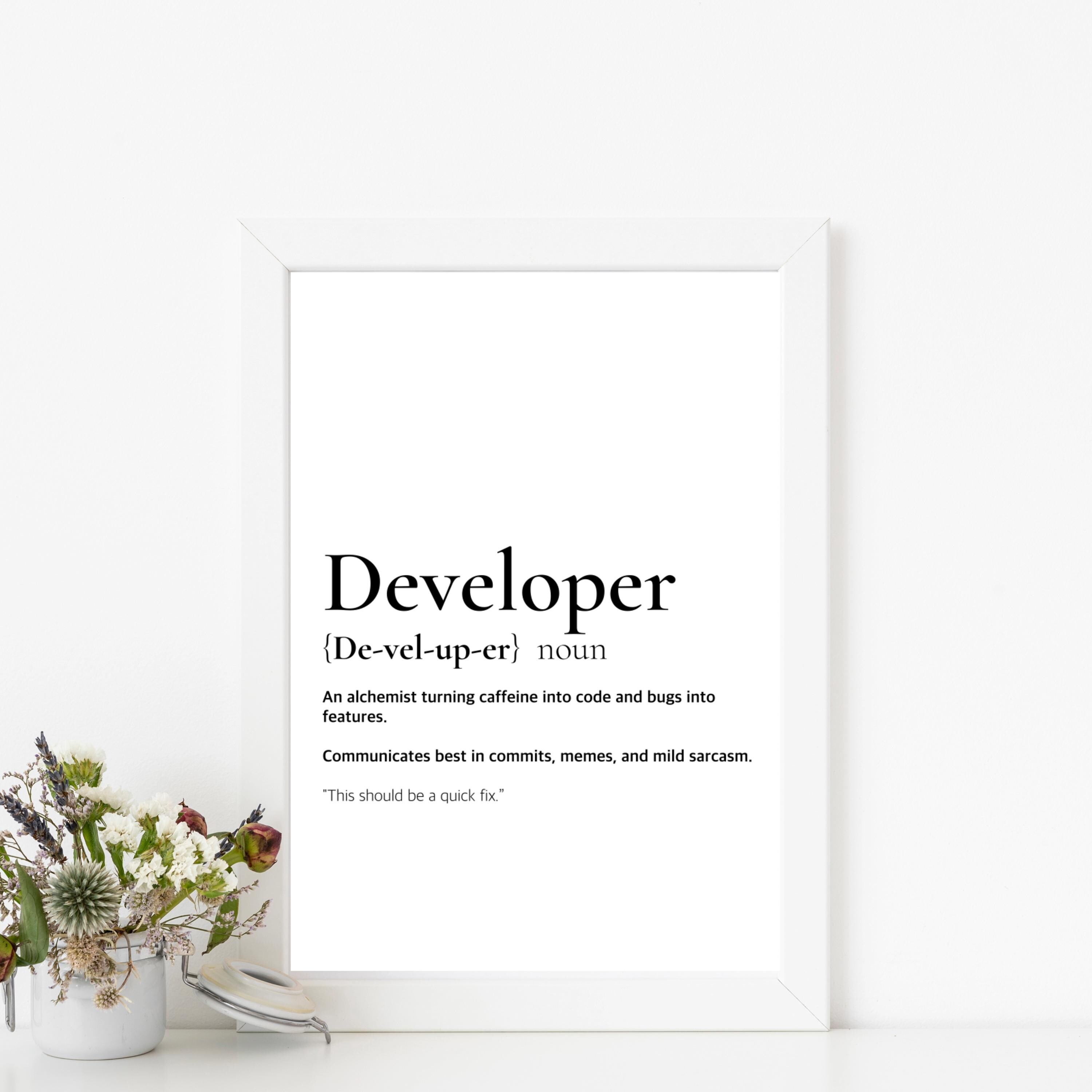 Fun Dev Team Noun Wall Art – Set of 3 Digital Prints, Noun Posters ...