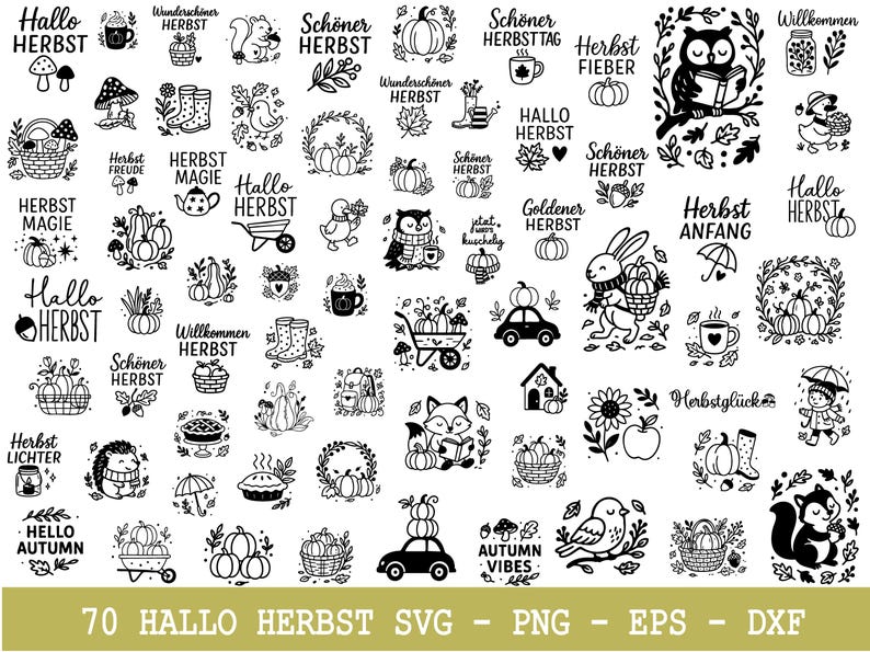 70 Plotter File Autumn, Autumn Svg, Hello Autumn, Autumn Magic Svg ...