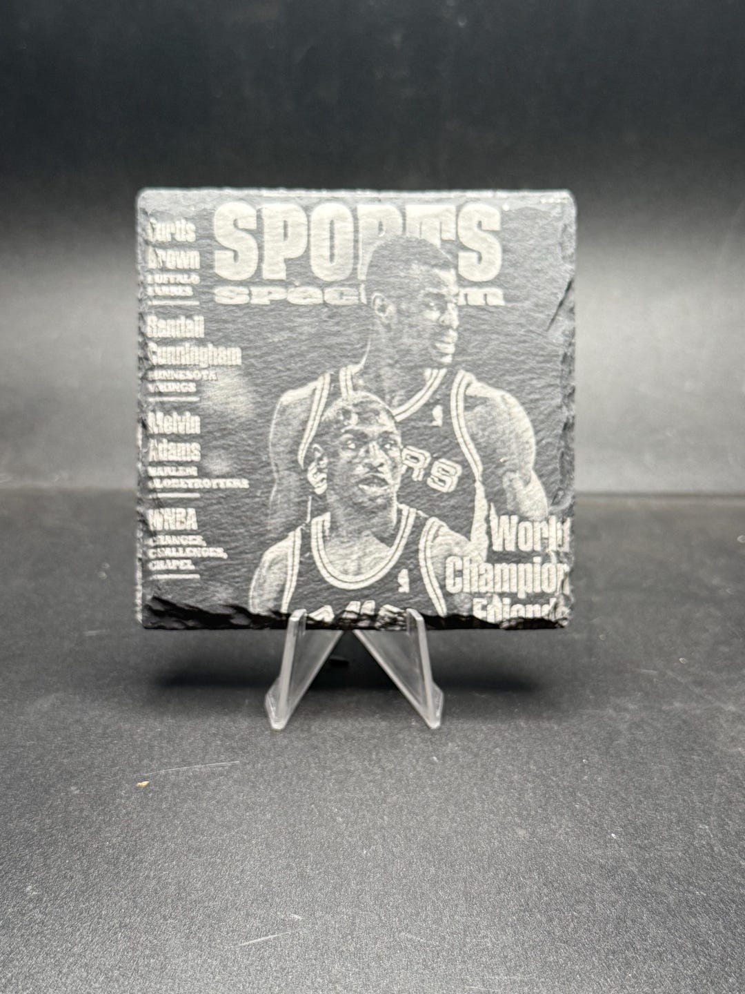 4” Laser Etched Slate Coaster – Custom & Personalized- San Antonio ...