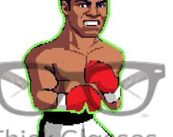 Manny Pacquiao Punch-out Art | NES Style Digital Print | Retro Boxing ...