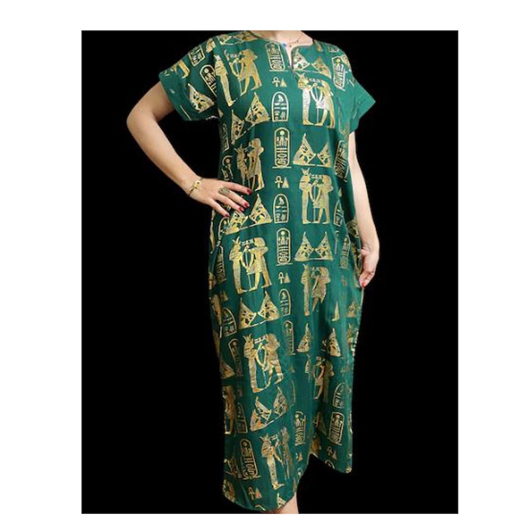 Egyptian Dress. Egyptian Queen Dress. Dress. Caftan Embroidered With ...