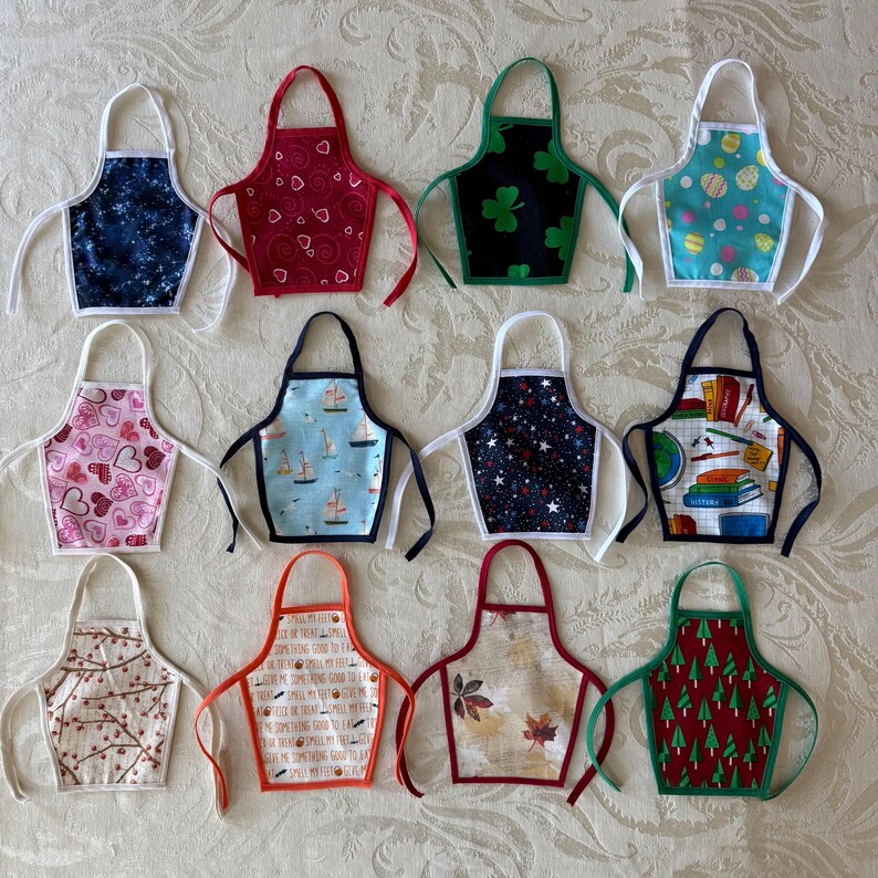 Hand Made Monthly Dish Soap Apron - Choose Your Month & Shape - Etsy