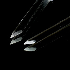 Sharp Tipped Glass Sword Statuette With Stand, Katana Figurine - Etsy