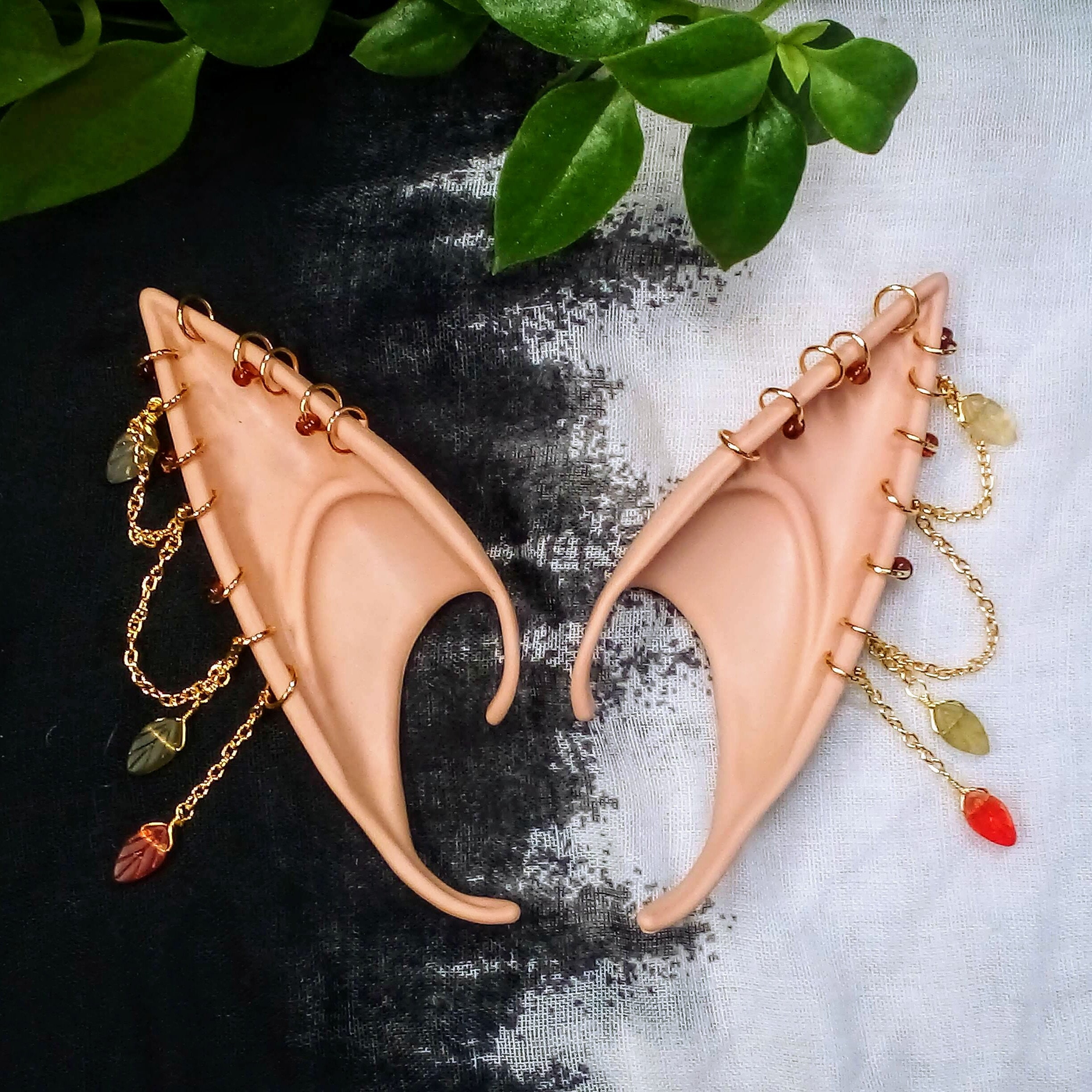 Fall Leaves Elf Ears, Fairy Ears - Etsy