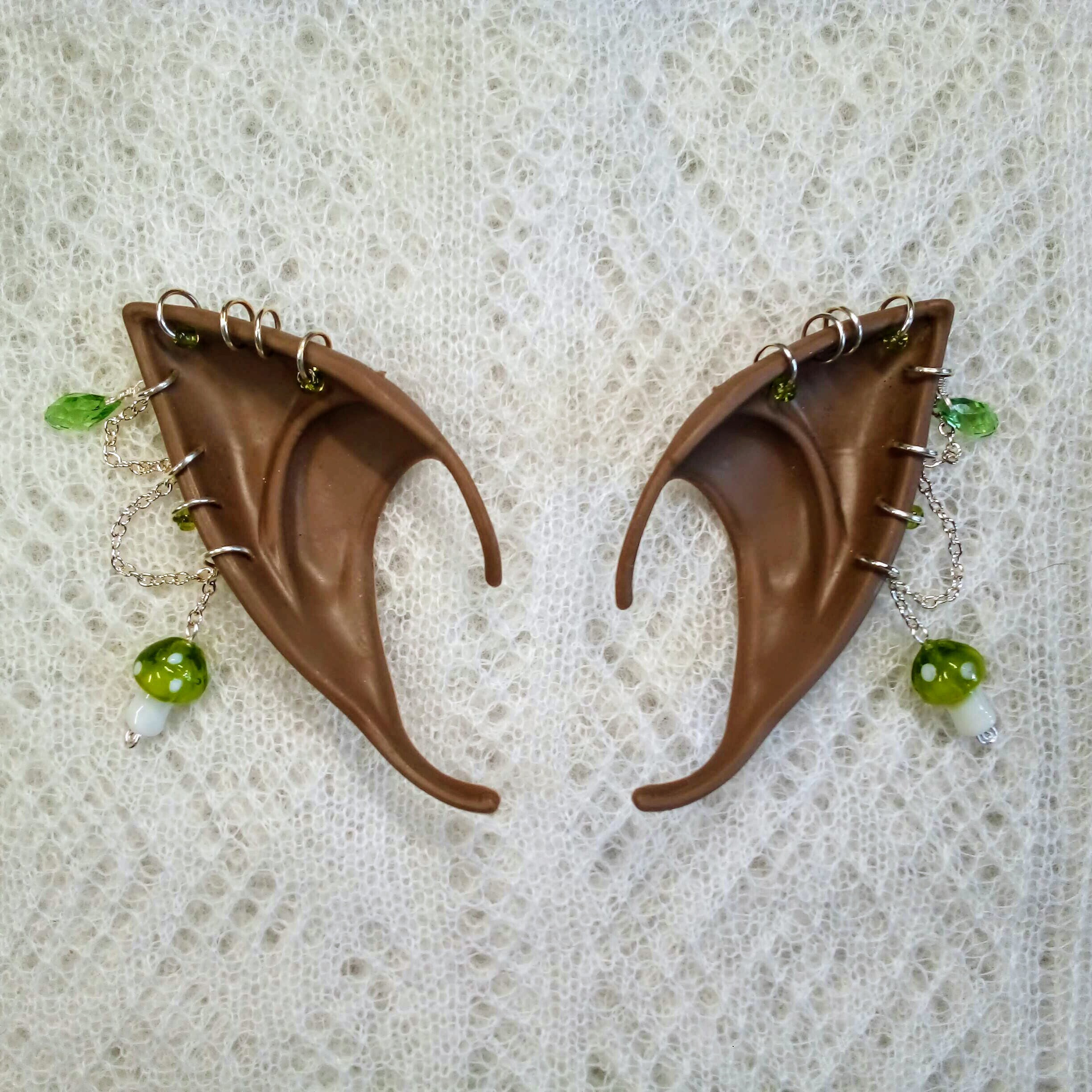Green Mushroom Elf Ears, Fairy Ears - Etsy