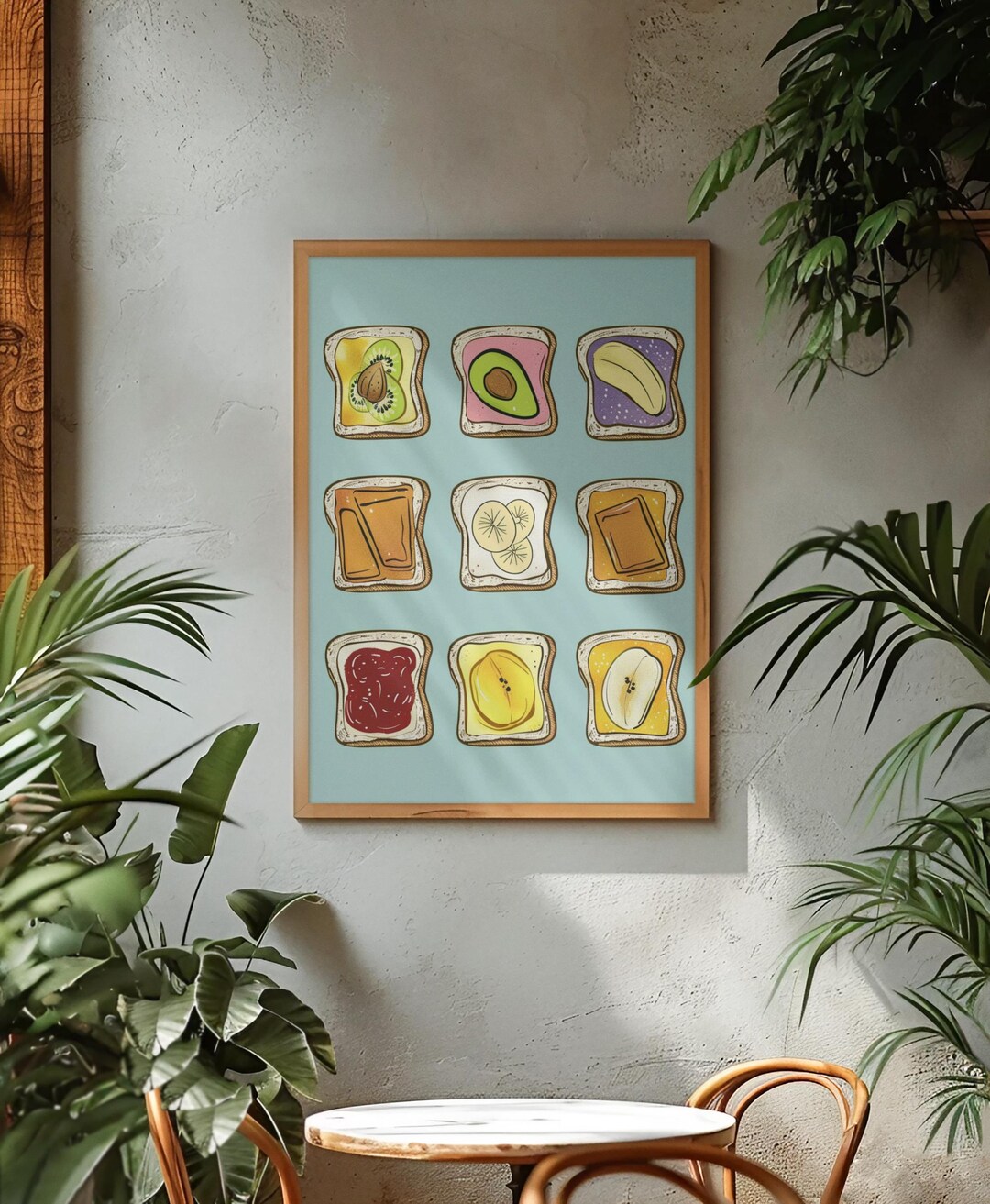 Warhol-inspired Modern Toast Art Poster – 6 Pieces With Different ...