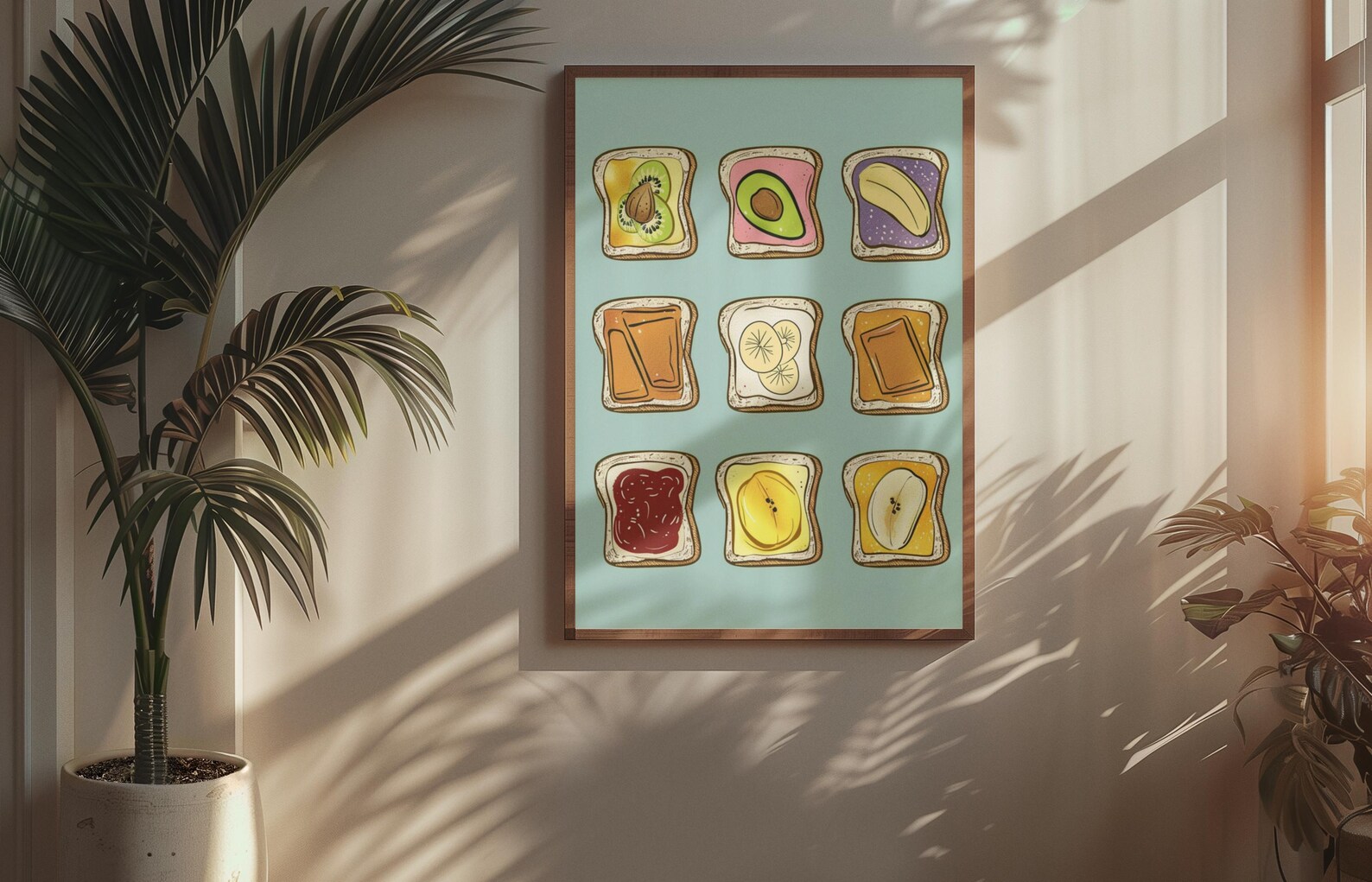 Warhol-inspired Modern Toast Art Poster – 6 Pieces With Different ...