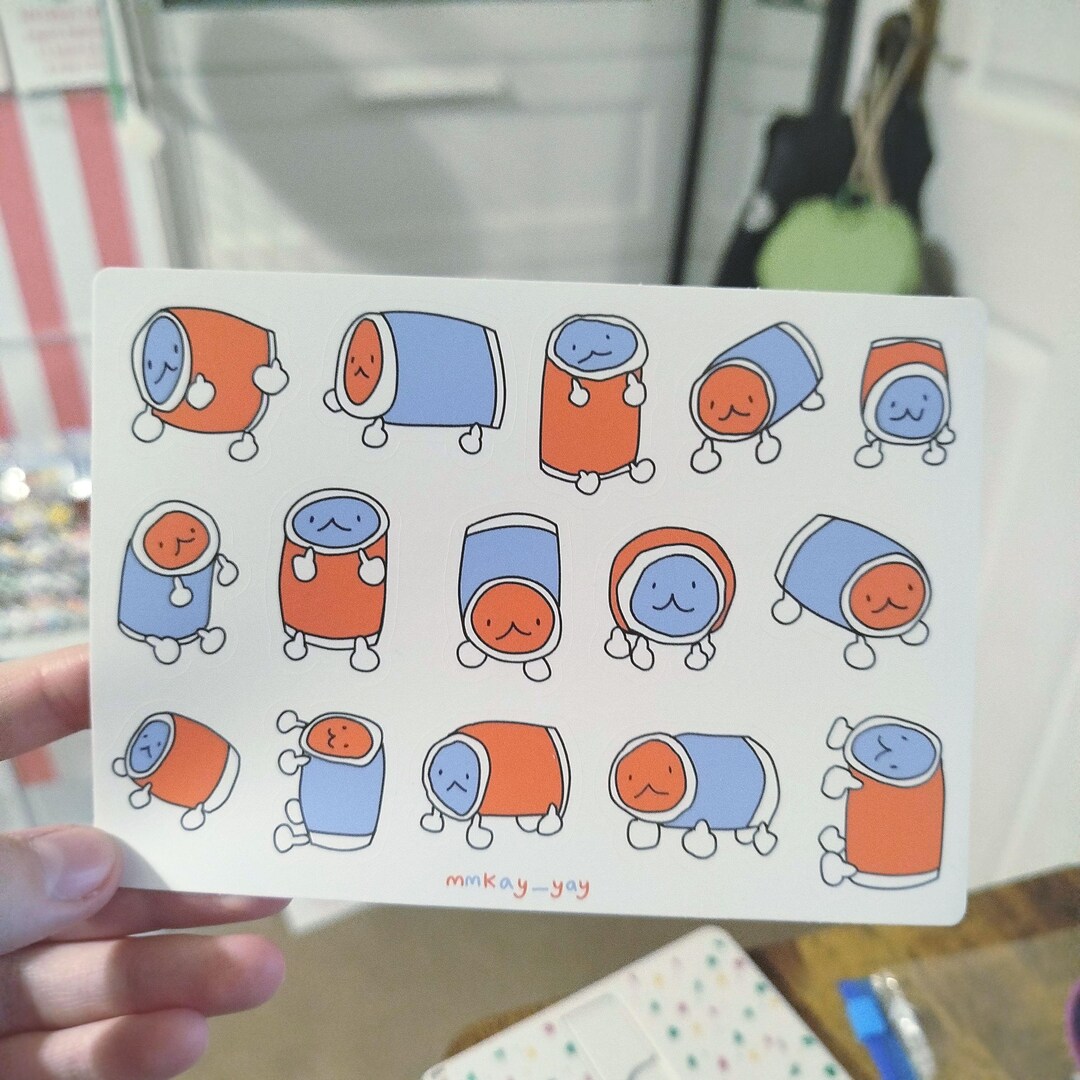 Taiko No Tatsujin A6 Vinyl Sticker Sheet - Etsy Australia