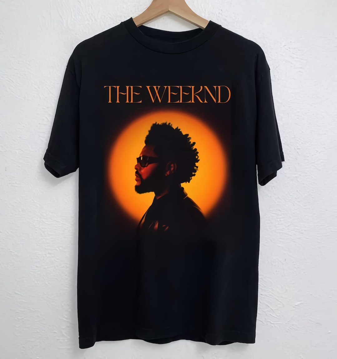 The Weeknd Shirt Black T-shirt Size S-4X Casual - Etsy
