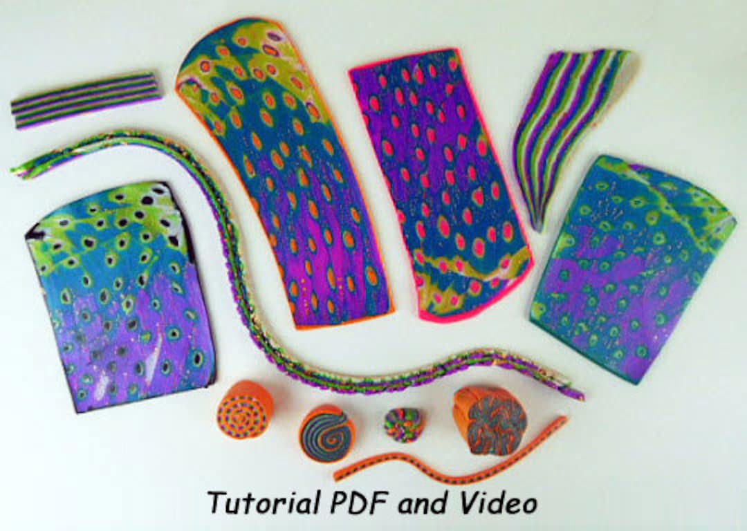 Polymer Clay Tutorial. Mokume Gane Tutorial + 10 Other Polymer Clay ...