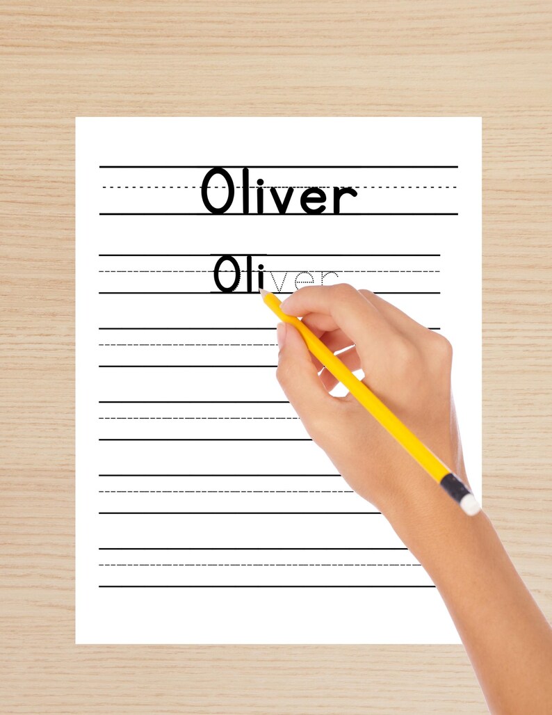 Digital Download Editable Canva Template for Kids Writing and ...