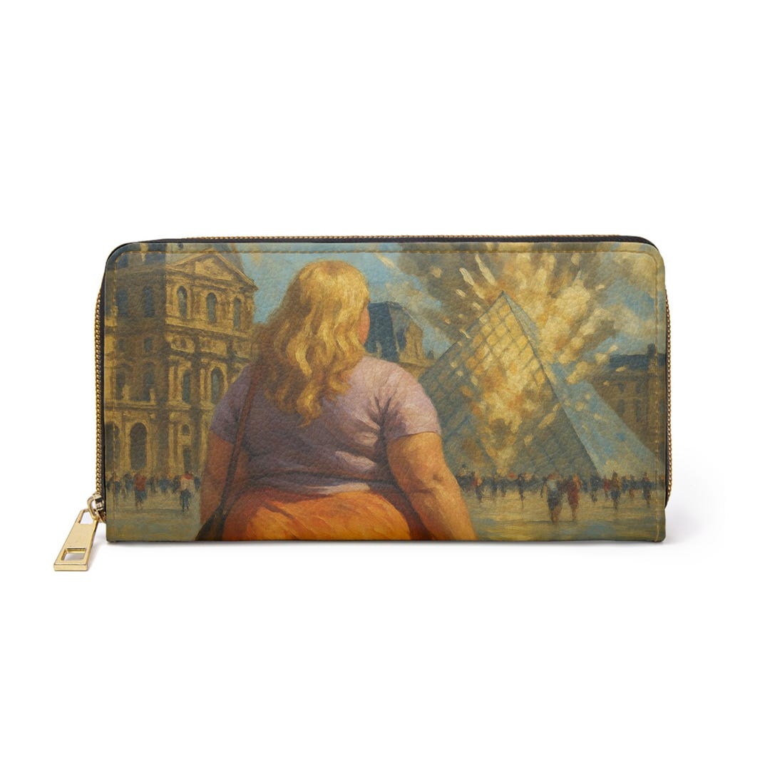 Artistic Wallet | Explosion at the Louvre | Artistic Wallet | Louvre ...
