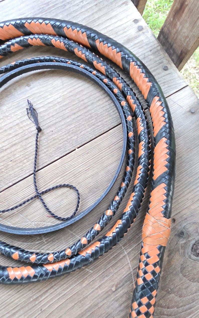 Handmade Leather Bullwhip: Indiana Jones Style, 16 Plaits - Etsy