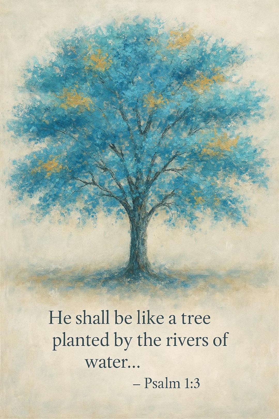 Psalm 1:3 Bible Verse Wall Art | “like a Tree Planted” Scripture Print ...