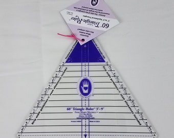 Triangle Ruler 60 - Etsy
