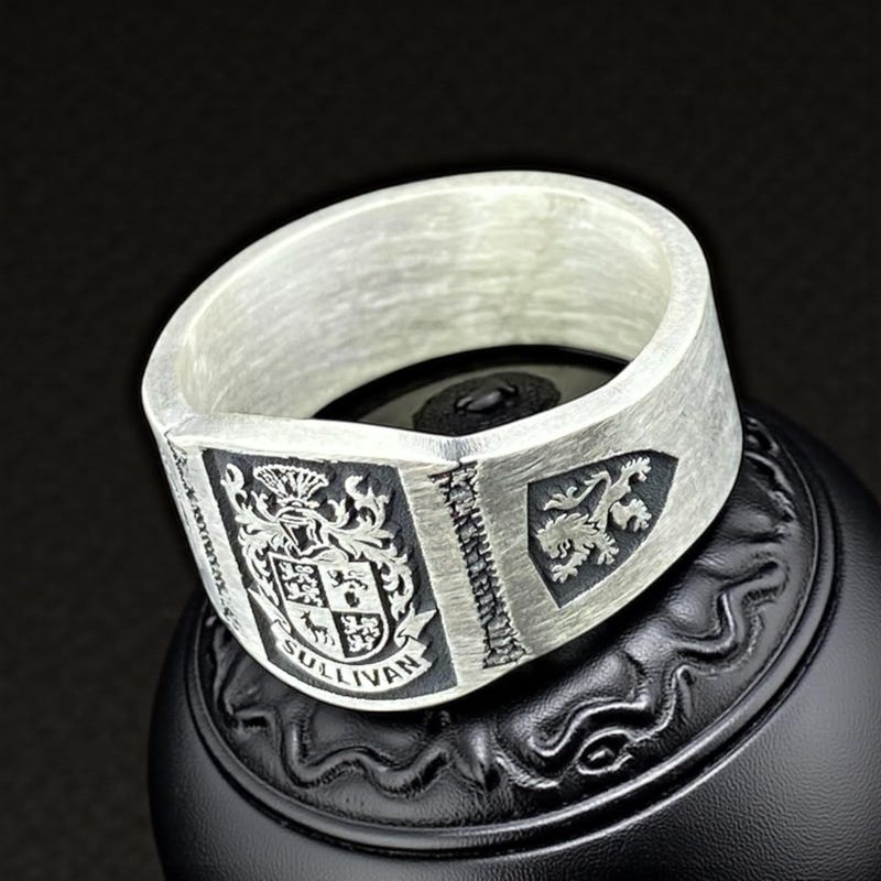 Silver Medieval Signet Ring - Etsy