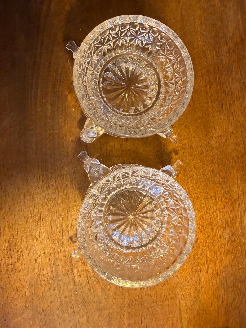 Vintage Crystal Dishes From the "byrdes" Collection by Hofbauer Crystal ...