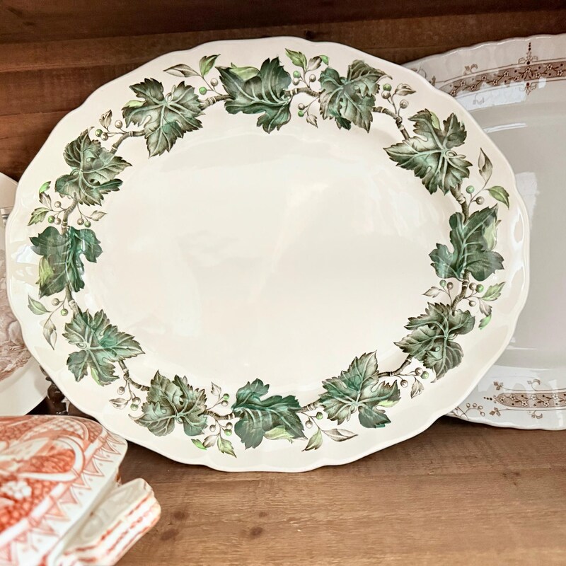 Green Transferware - Etsy