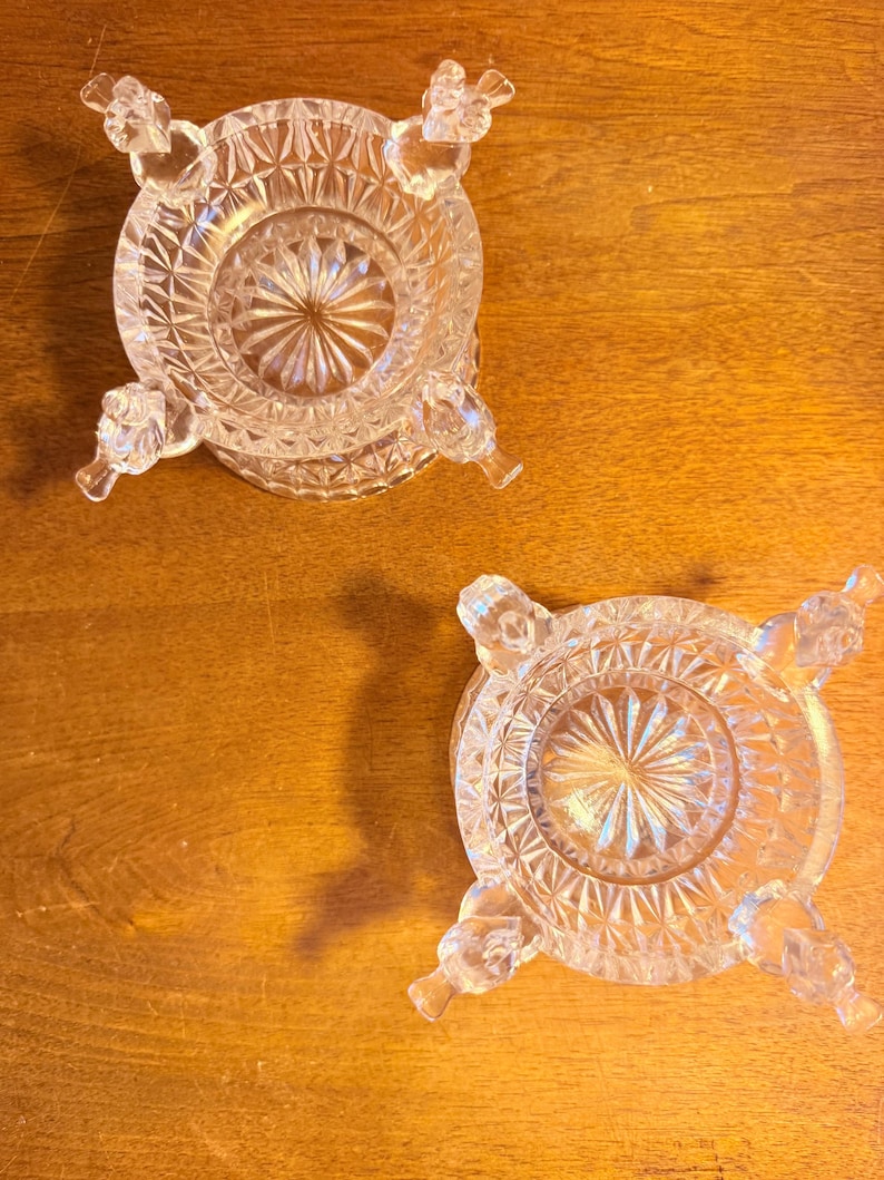 Vintage Crystal Dishes From the "byrdes" Collection by Hofbauer Crystal ...