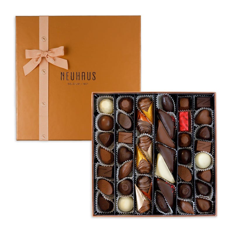 Luxury Belgian Chocolate Gift Box - 42 Assorted Pralines - Etsy