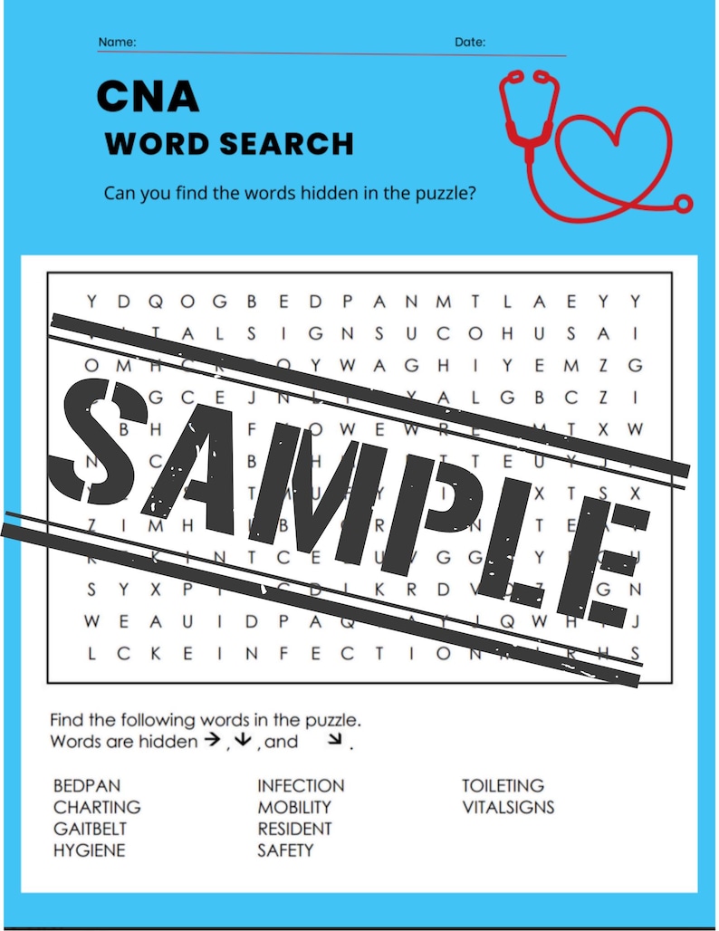 Surgical Tech Word Search Puzzle | Healthcare Career Activity | Medical ...