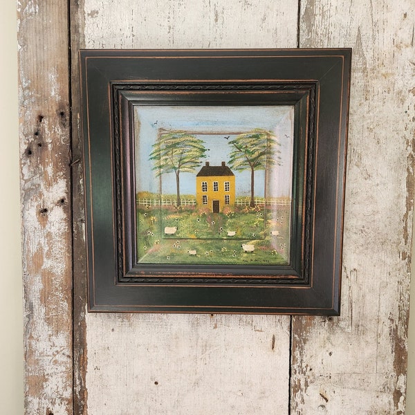 Primitive Folk Art Paintings - Etsy