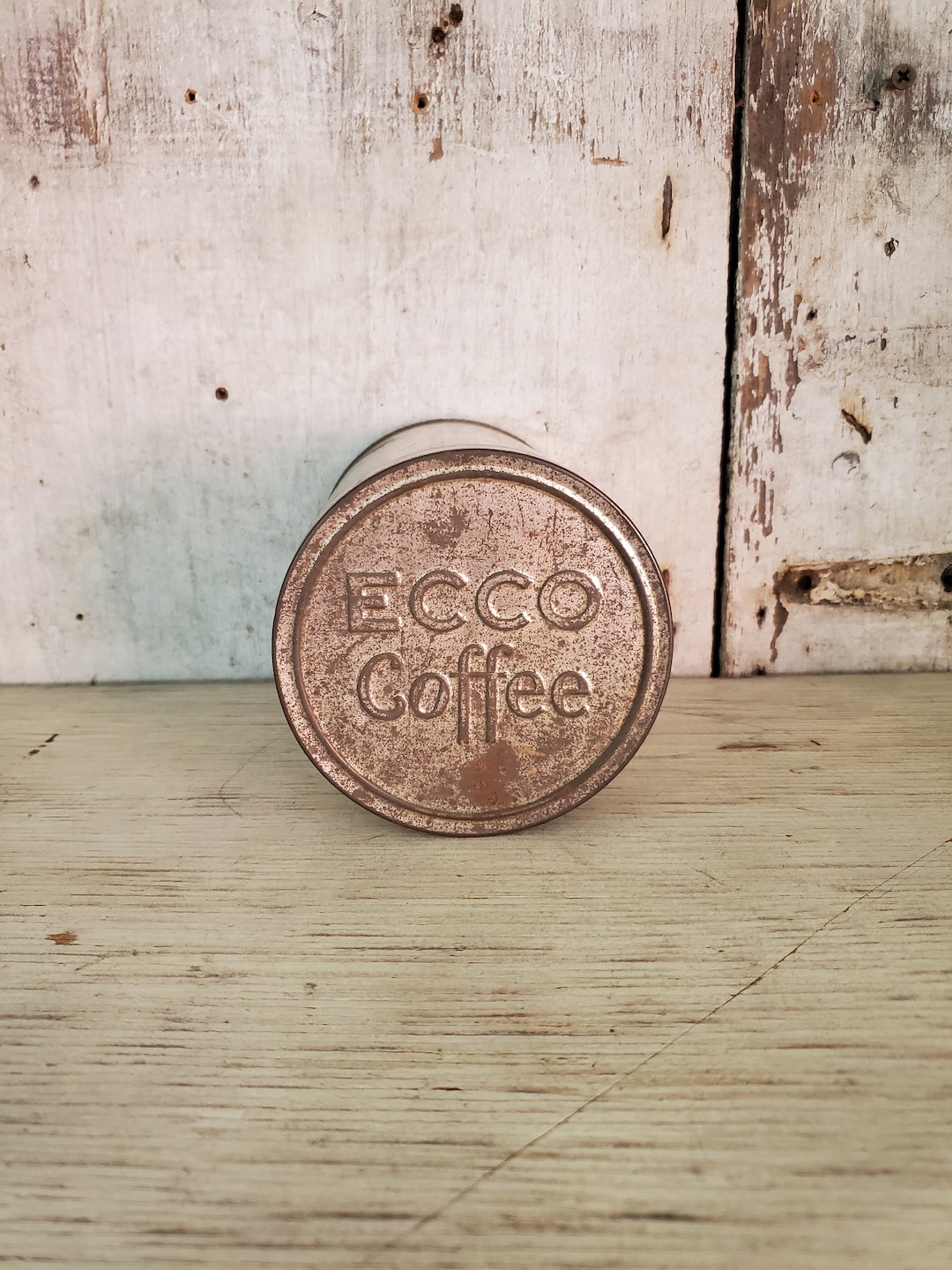 Vintage ECCO Coffee Can Vintage Coffee Can Vintage Ecco Coffee Tin ...