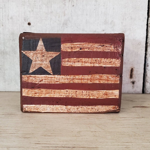 Primitive Flag - Etsy