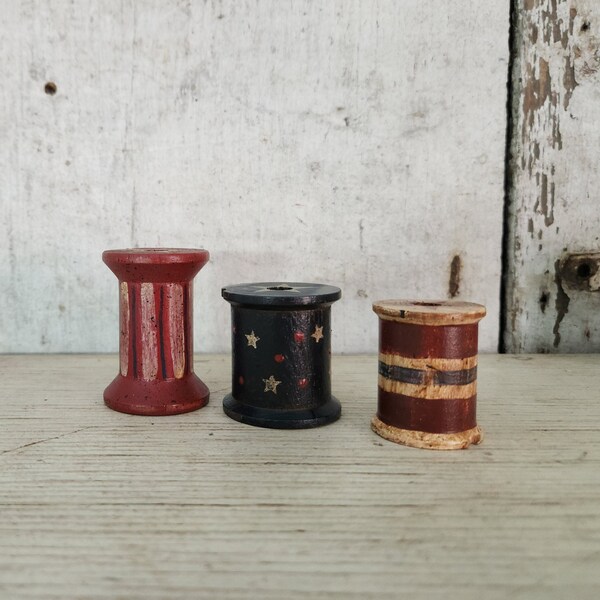 Vintage Wood Spool - Etsy