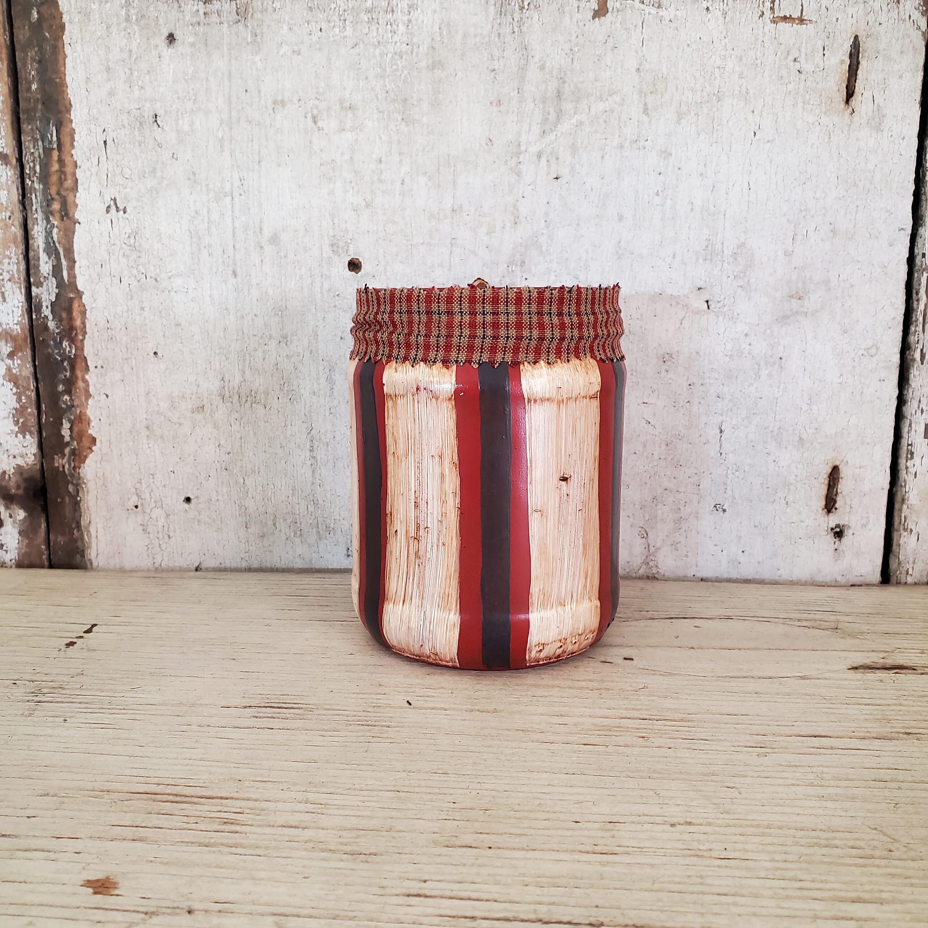 Americana Modern Jar Country Décor Primitive Americana | Etsy