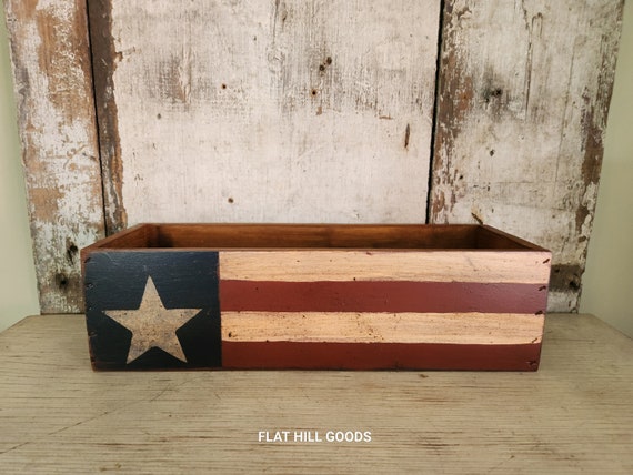 Country Prim Wooden Boxes