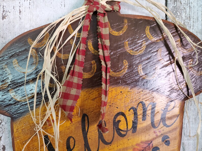 Primitive Fall Acorn Rustic Fall Wood Sign Fall Acorn Hand - Etsy