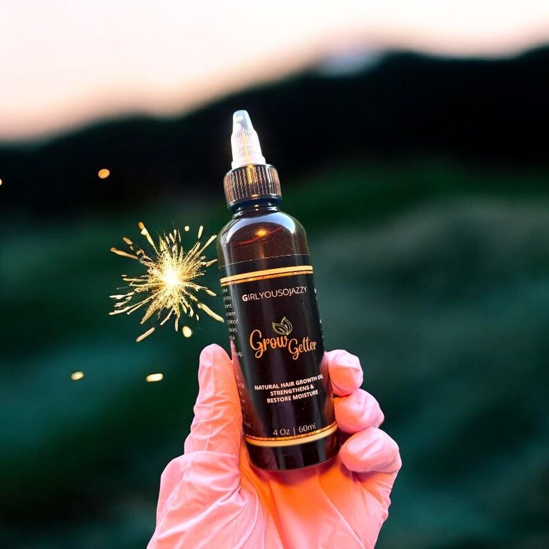 Grow Getter Scalp Stimulating Hair Growth Oil - Etsy