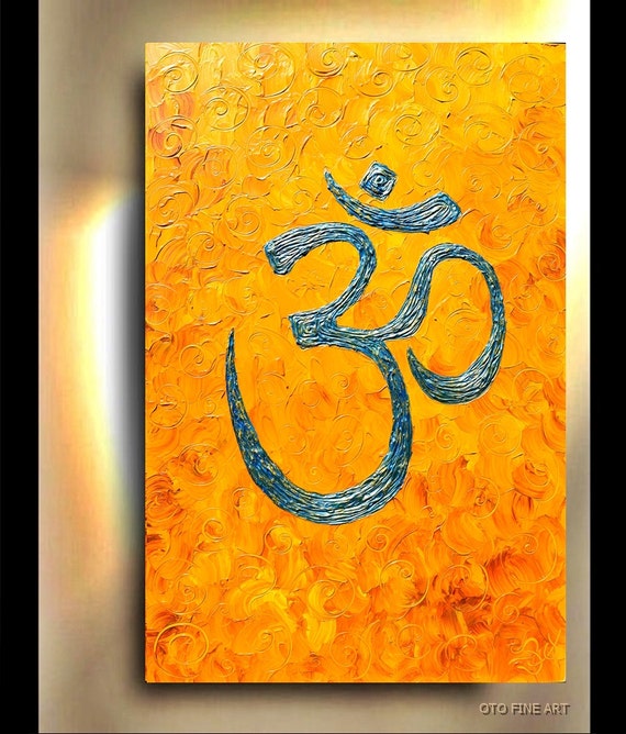 Om Symbol Painting