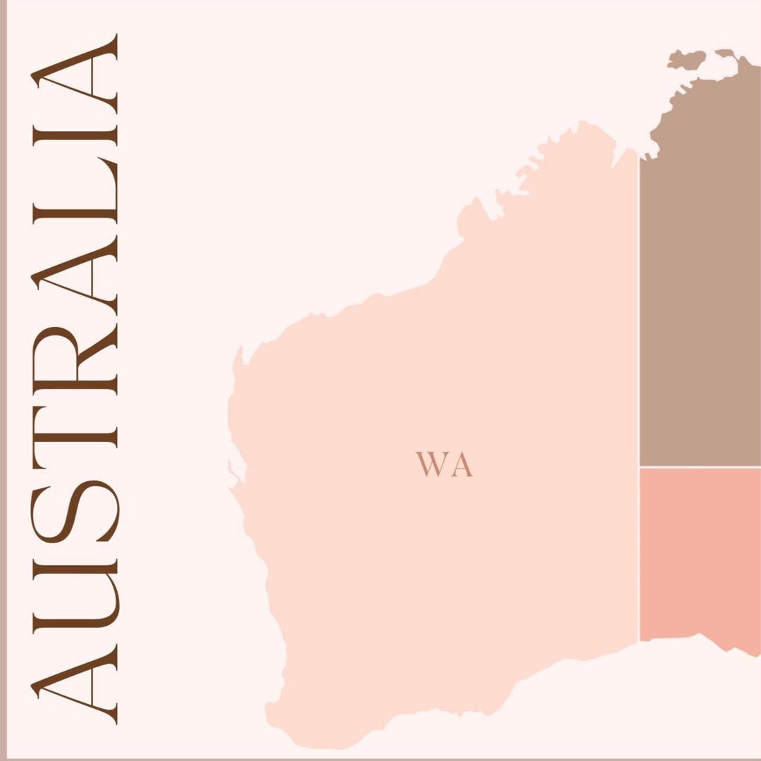ECE Poster - Map of Australia - Etsy