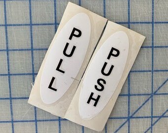 Push Pull sign / door push / open sign / closed sign / enter sign ...