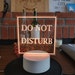 DO NOT DISTURB Led Light - Etsy