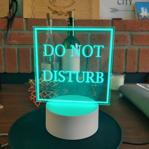 DO NOT DISTURB Led Light - Etsy