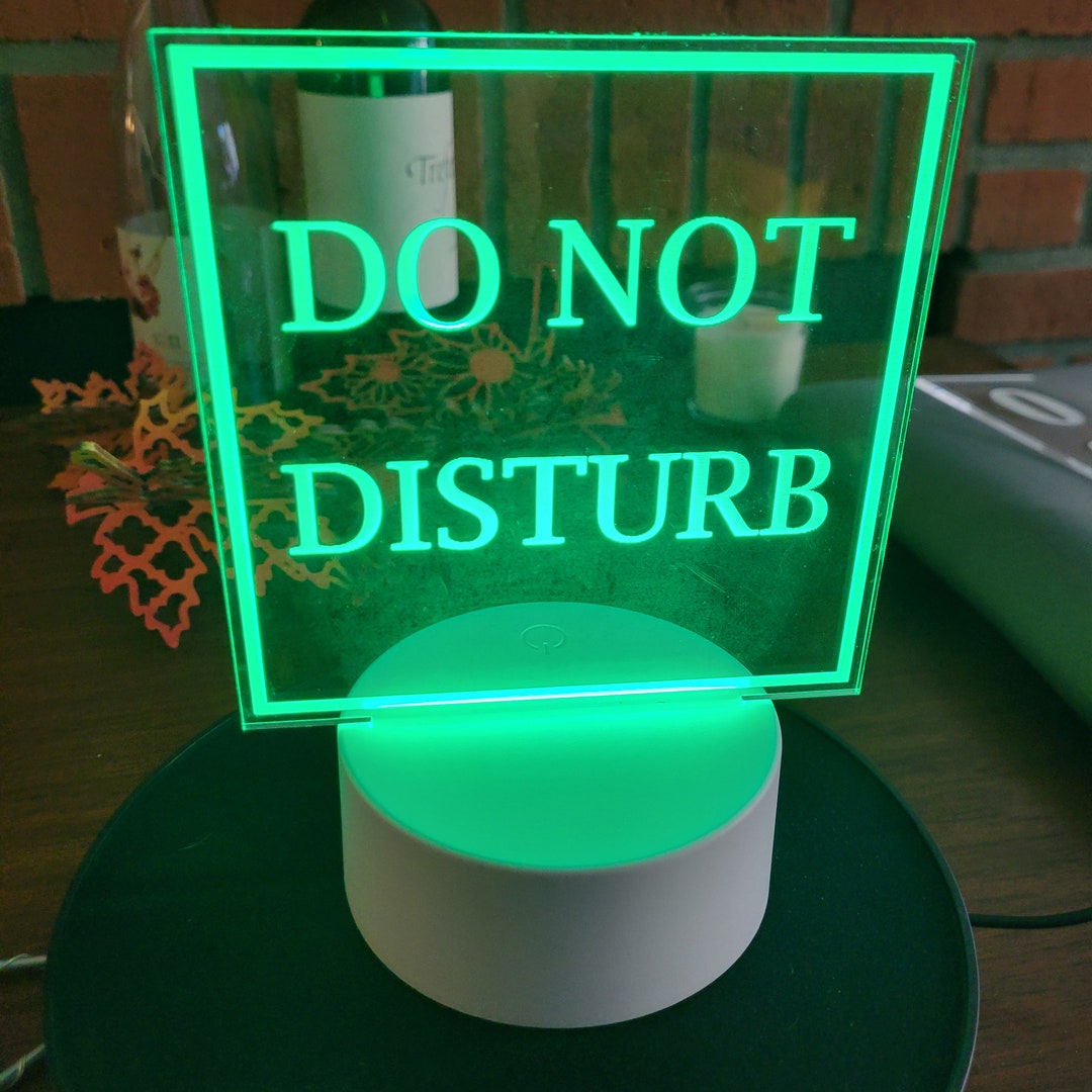 DO NOT DISTURB Led Light - Etsy