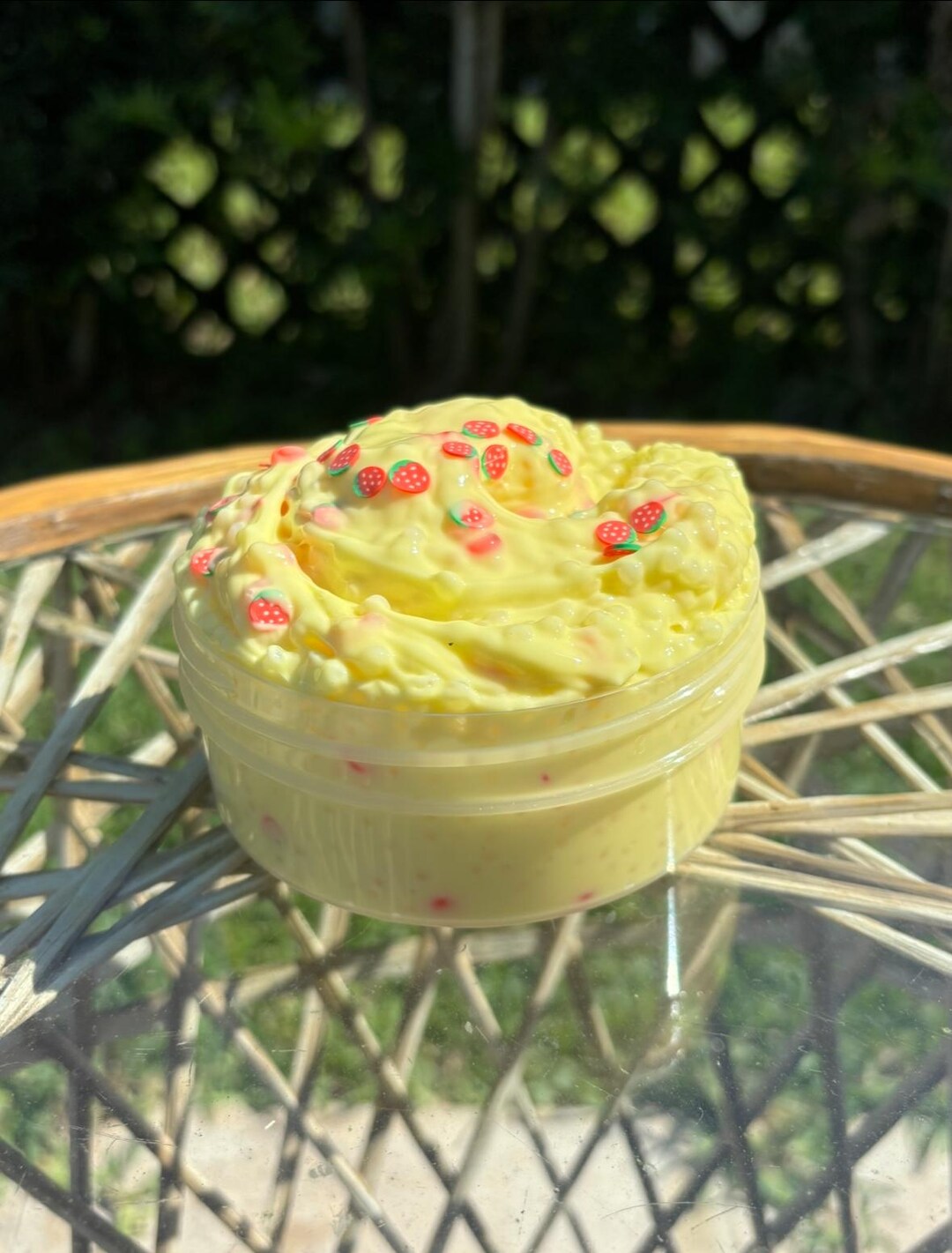 Strawberry Yogurt Slime - Scented Slime - Crunchy Slime - Toy - Etsy