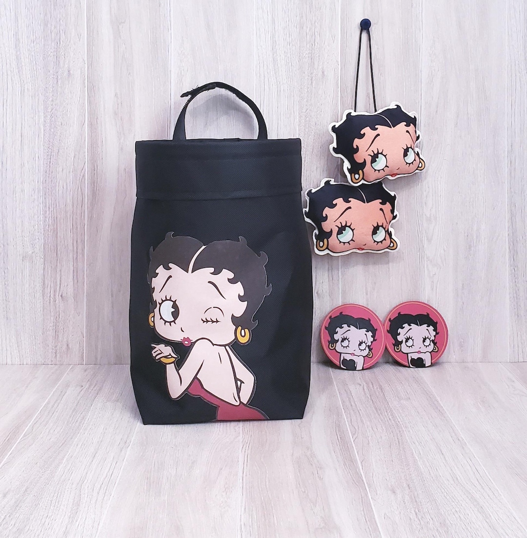 Betty Boop, Car Trashcan, Car Coaster, Rearview Hanger, Gift for Her ...
