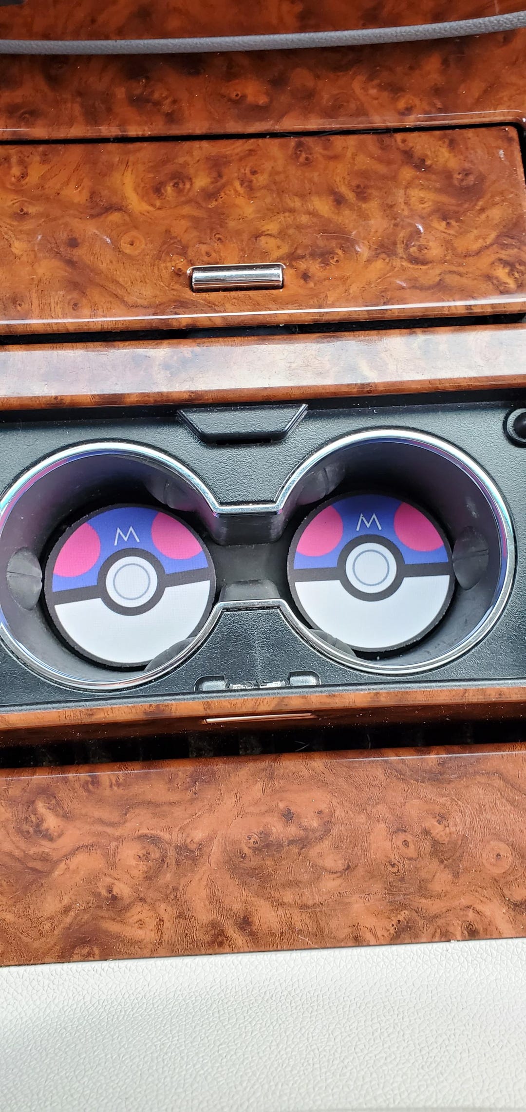Masterball, Pokeball,pokemon, Rubber Coasters,car Accessories,cup ...