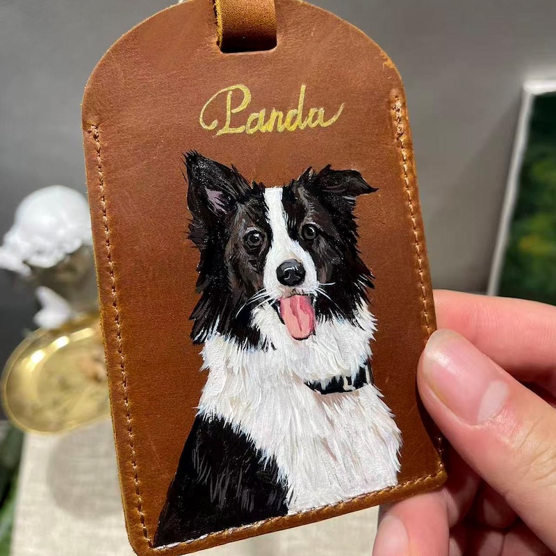 Acrylic Hand Painted Tag - Etsy